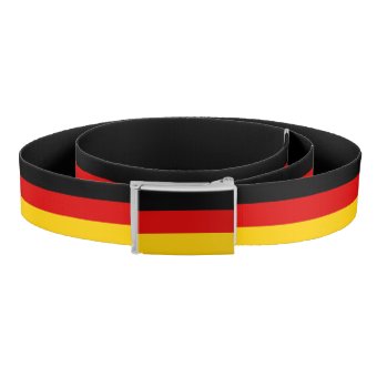 Patriotic Belt with flag of Germany | Zazzle