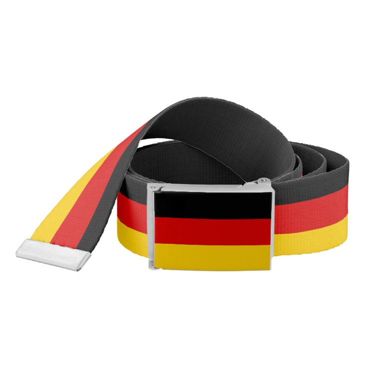 Patriotic Belt with flag of Germany | Zazzle