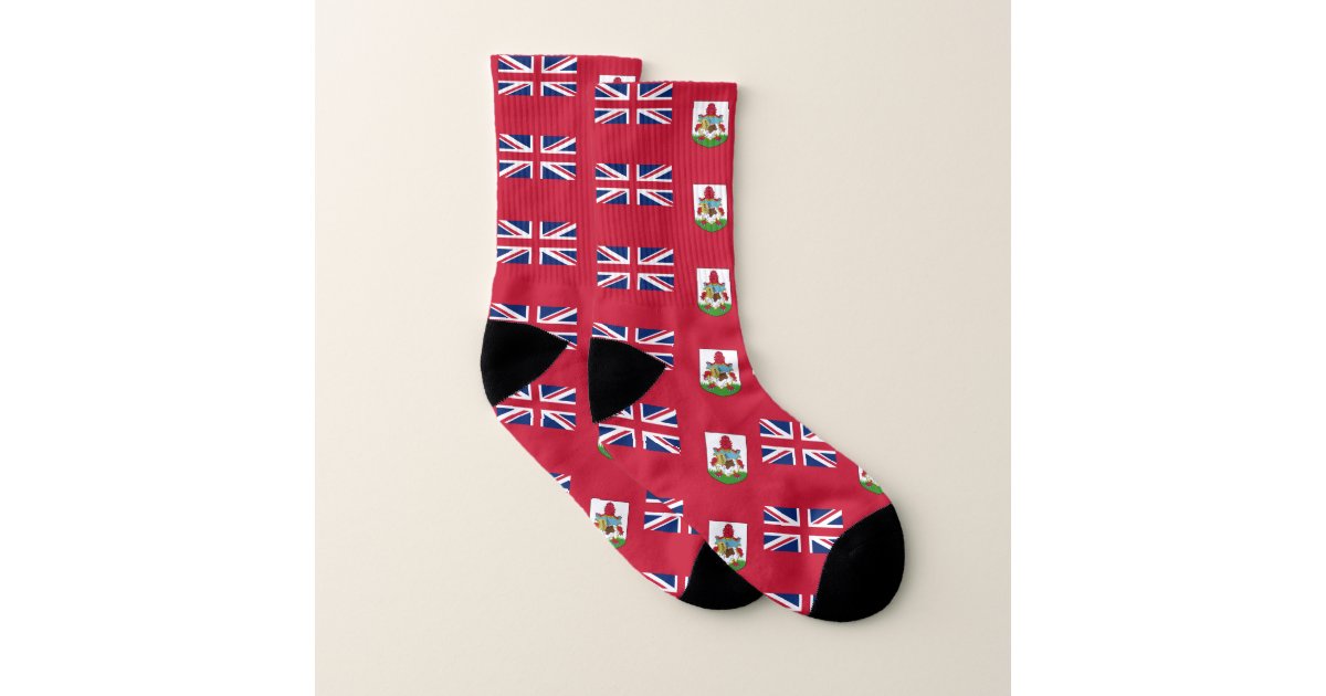 Patriotic Bermuda Flag Socks | Zazzle