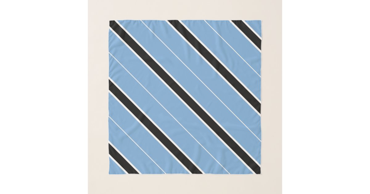 Patriotic Botswana Flag Scarf | Zazzle