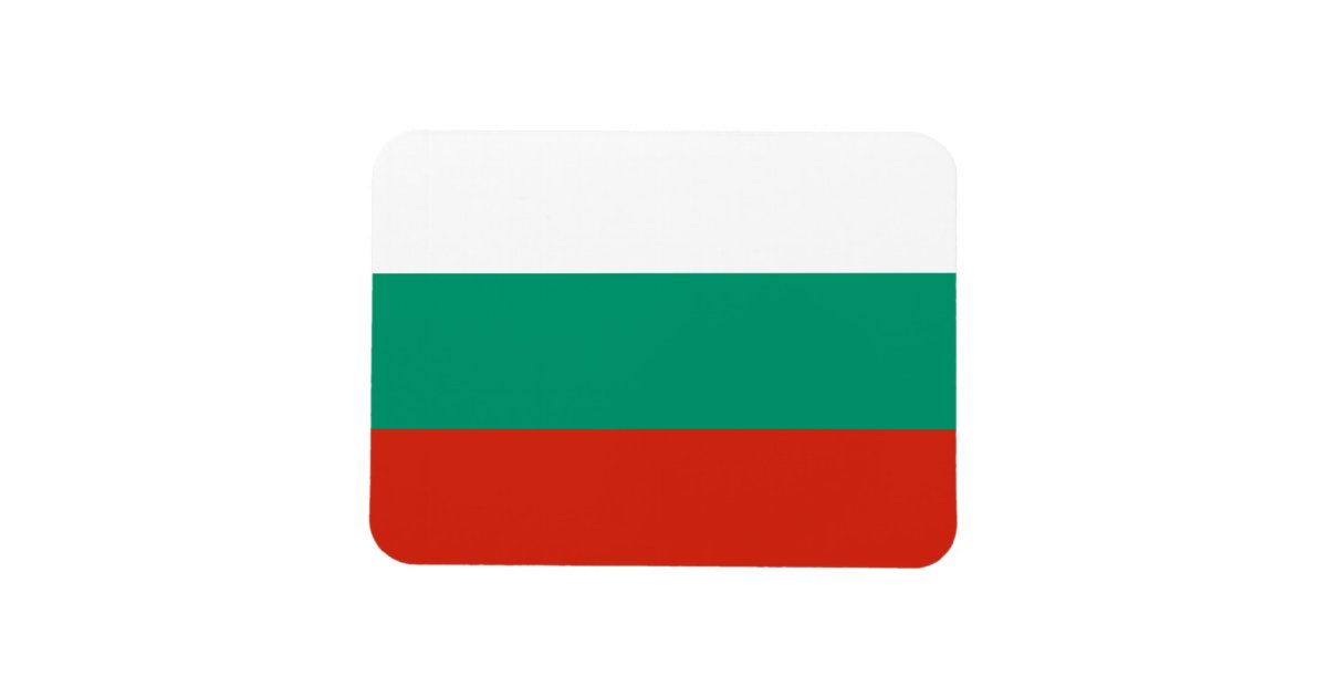 Patriotic Bulgarian Flag Magnet | Zazzle