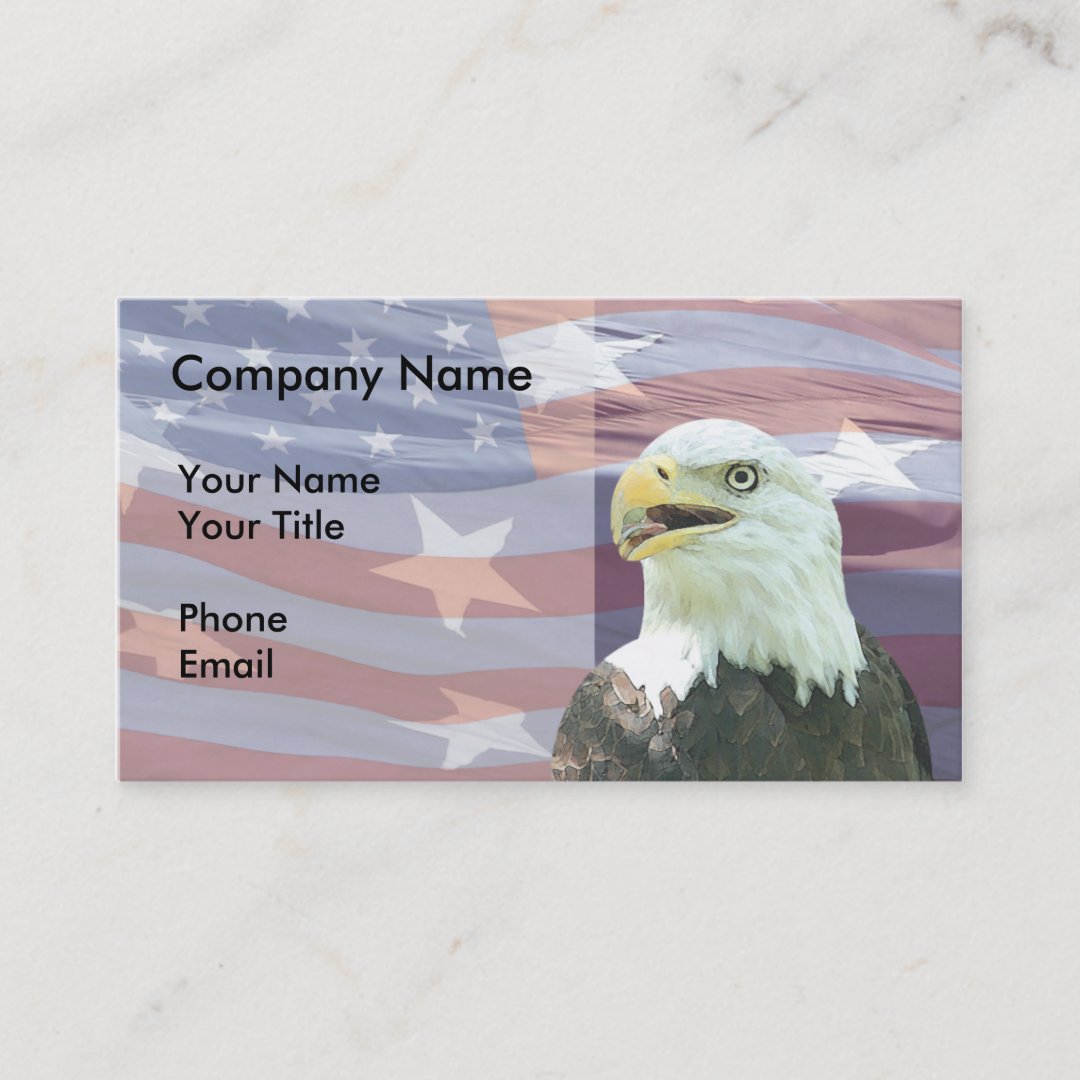 Patriotic Business Card | Zazzle