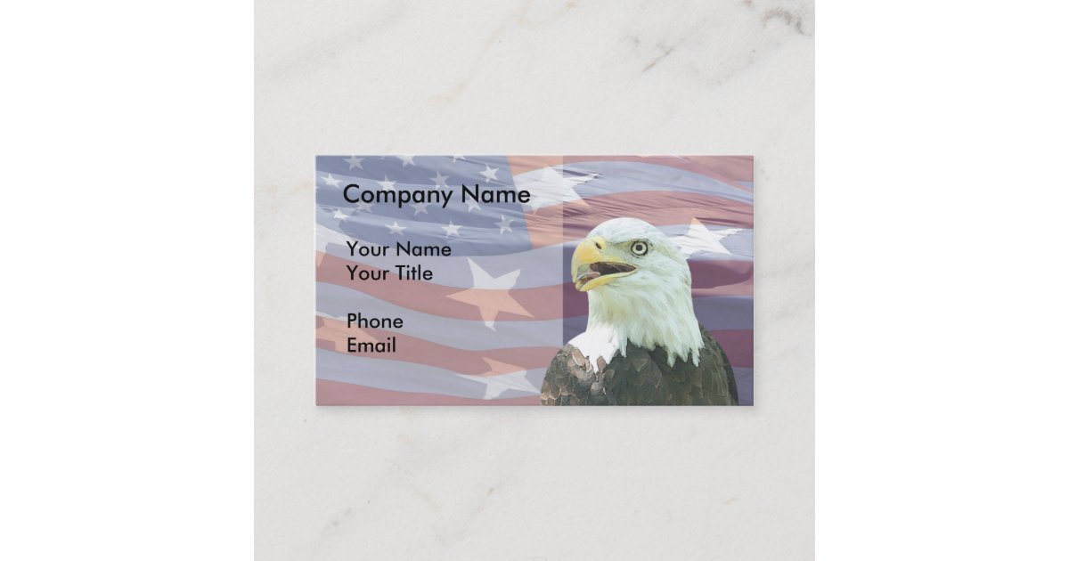 Patriotic Business Card | Zazzle