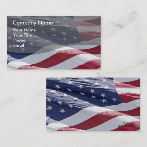 Patriotic Business Card | Zazzle