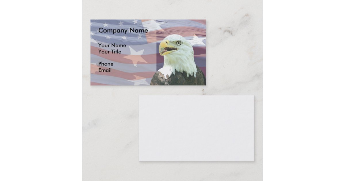Patriotic Business Card | Zazzle
