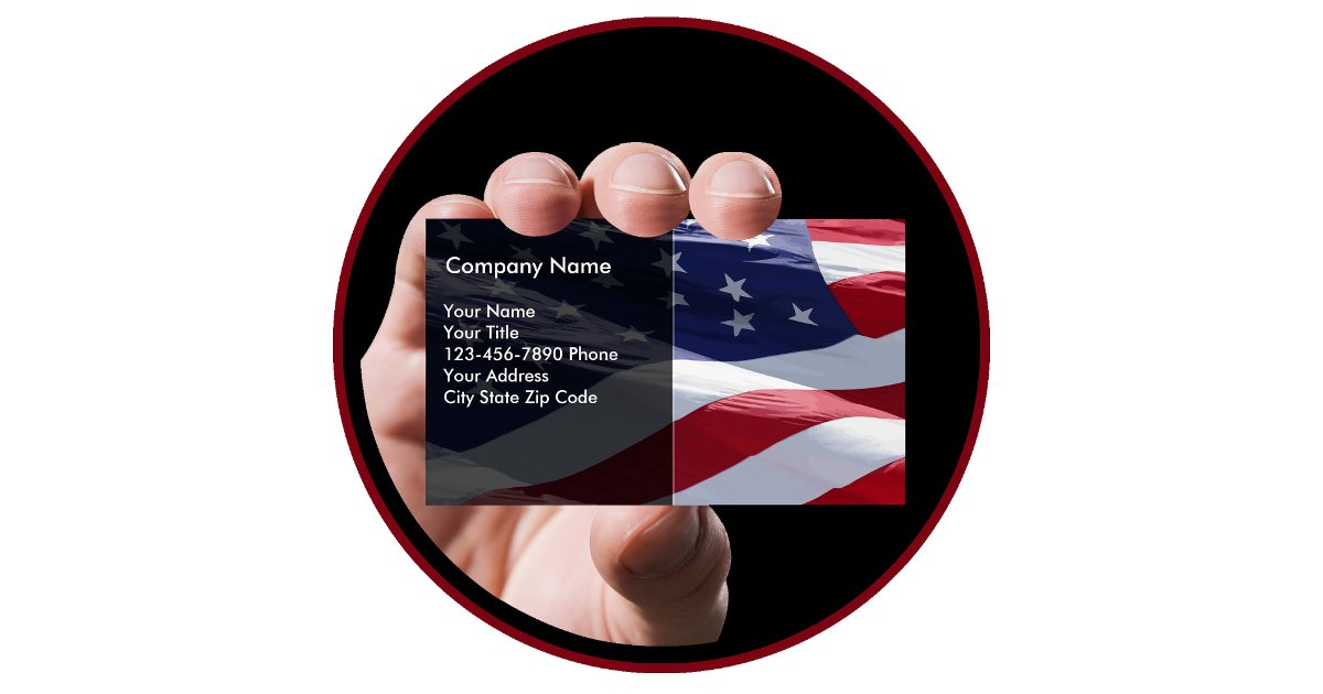Patriotic Business Card | Zazzle