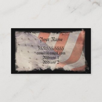 Patriotic Business card | Zazzle