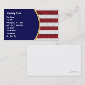 Patriotic Business Cards | Zazzle