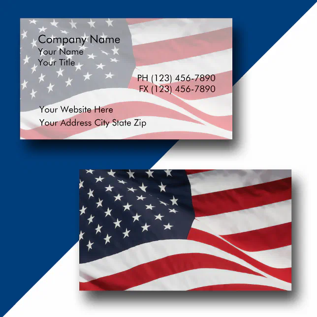Patriotic Business Cards | Zazzle