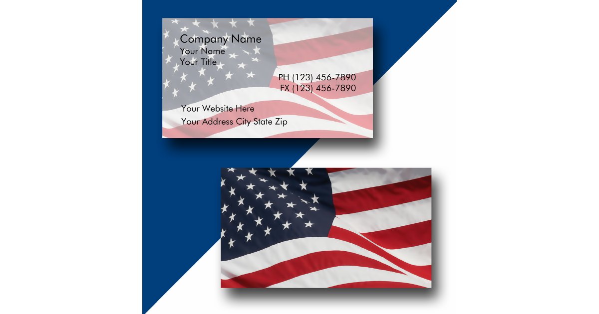 Patriotic Business Cards | Zazzle