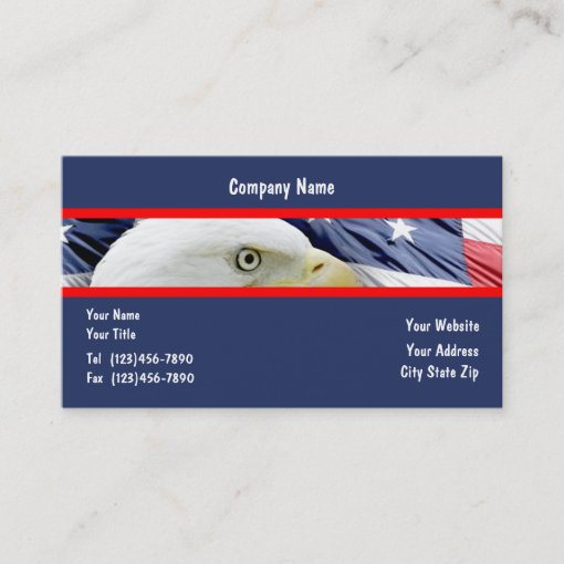 Patriotic Business Cards | Zazzle