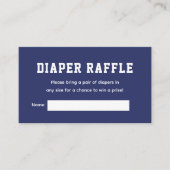 Patriotic Diaper Raffle 4th Of July Baby Shower Enclosure Card | Zazzle