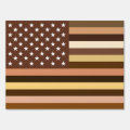 Patriotic Diversity American Flag Yard Sign | Zazzle