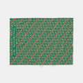 Patriotic DOMINICA FLAG Customizable Scriptur Fleece Blanket | Zazzle