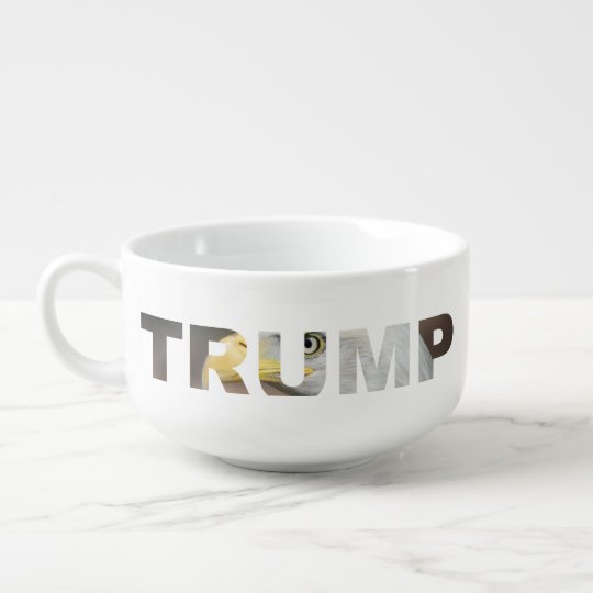 Patriotic Donald Trump Soup Bowl | Zazzle.com