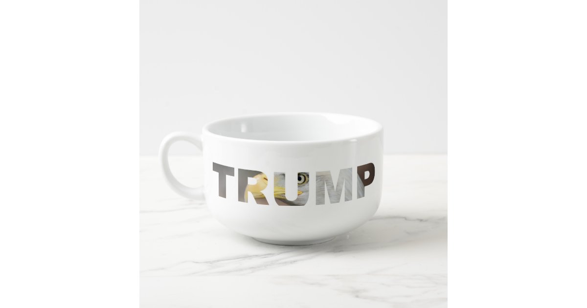 Patriotic Donald Trump Soup Bowl | Zazzle