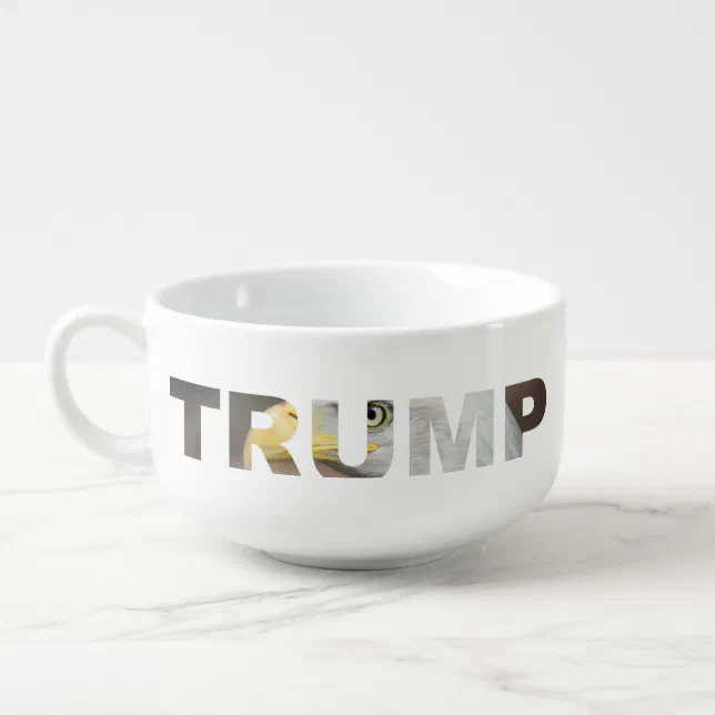 Patriotic Donald Trump Soup Bowl | Zazzle