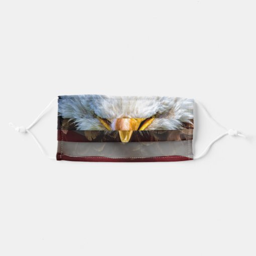 Patriotic Eagle Face Mask | Zazzle