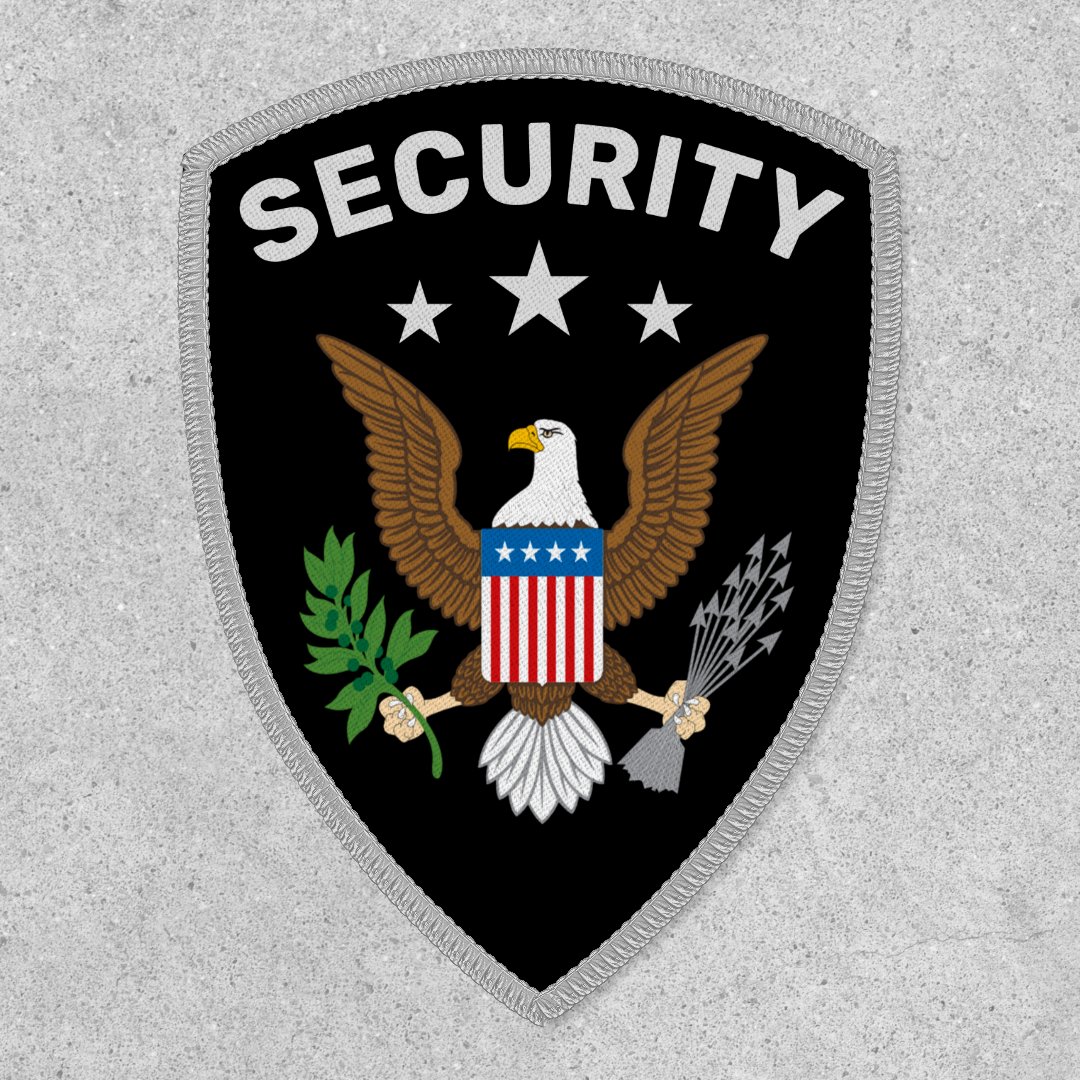 Patriotic Eagle Security Patch | Zazzle