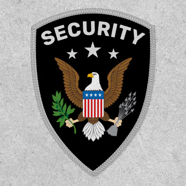 Patriotic Eagle Security Patch | Zazzle
