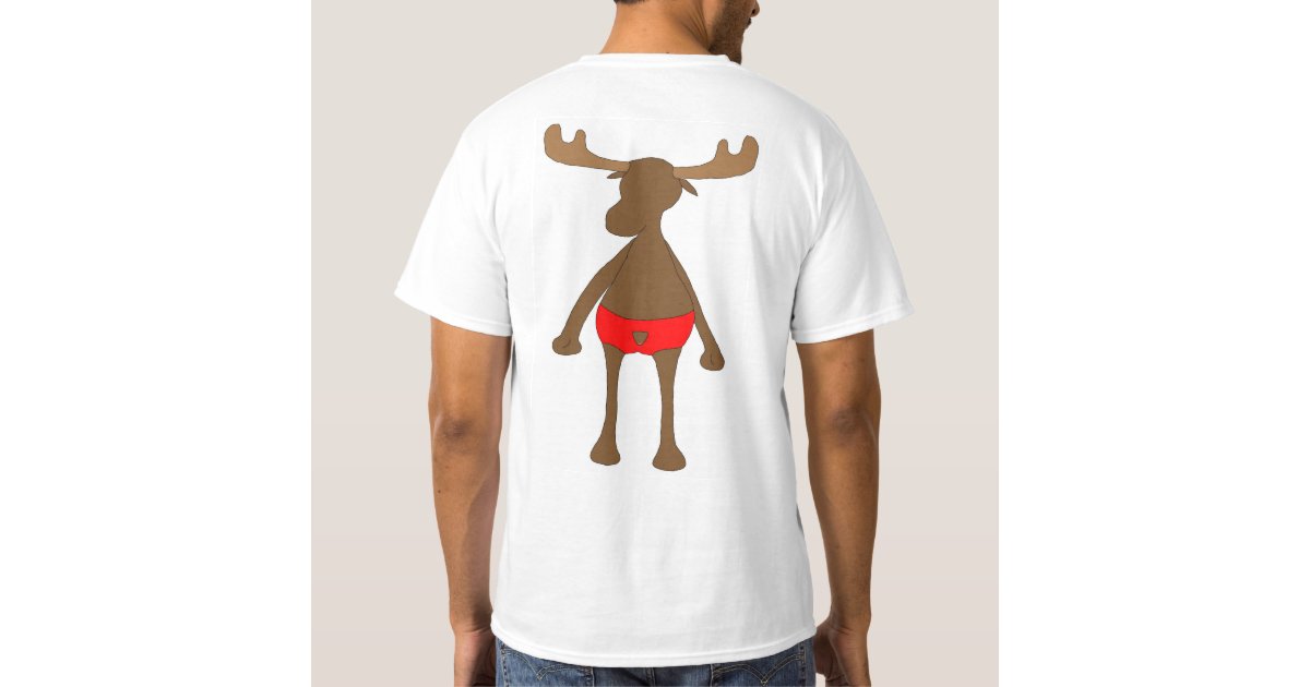Patriotic, Eh? Moose T-Shirt | Zazzle