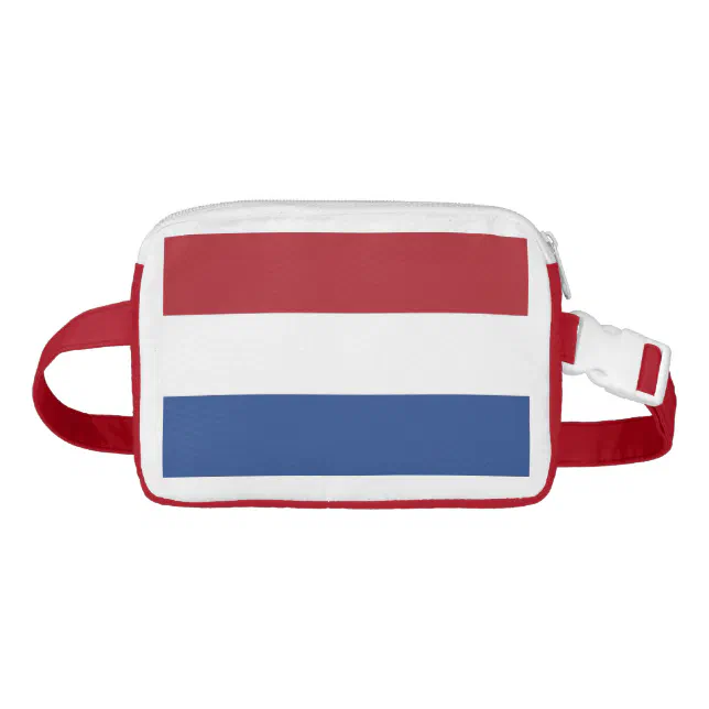 Patriotic Fanny Pack with Flag of Netherlands | Zazzle
