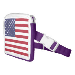 Patriotic Fanny Pack with Flag of USA. | Zazzle