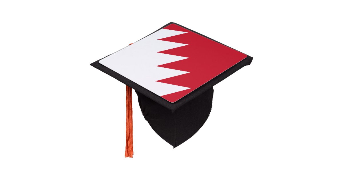 Patriotic Flag of Bahrain Graduation Cap Topper | Zazzle