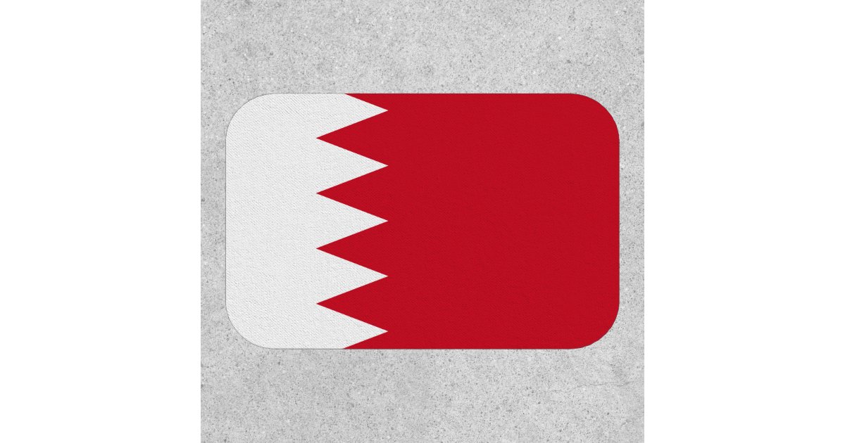 Patriotic Flag of Bahrain Patch | Zazzle