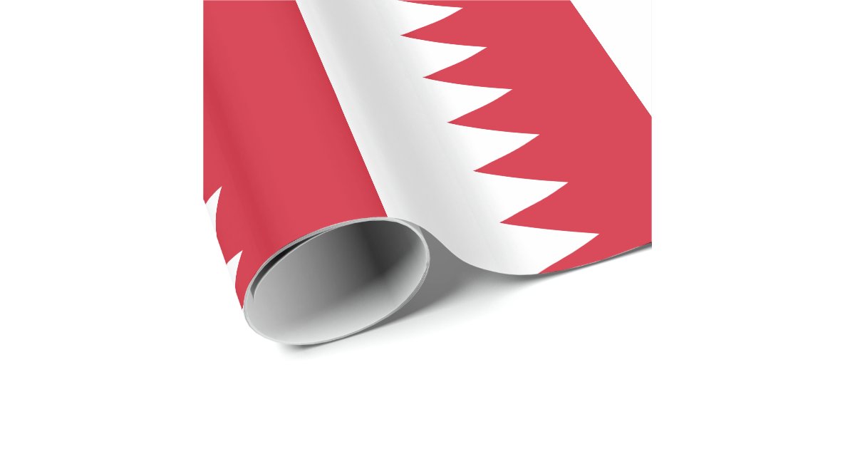 Patriotic Flag of Bahrain Wrapping Paper | Zazzle