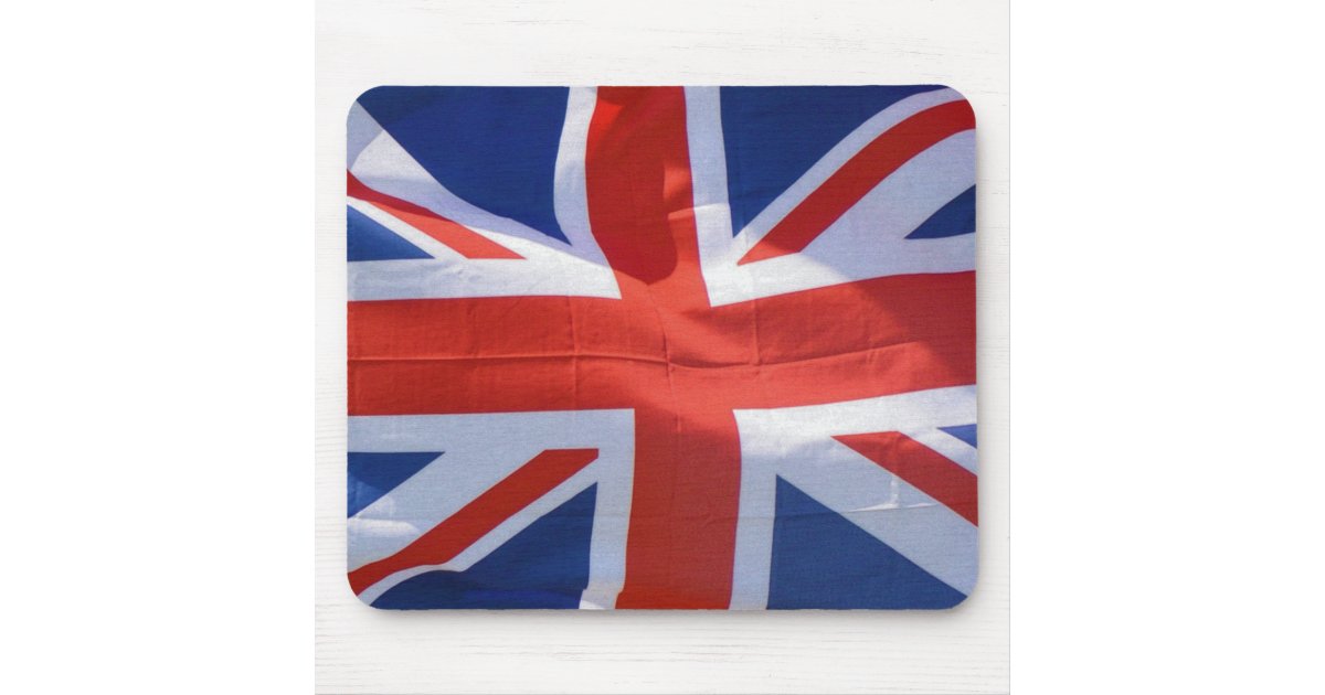 Patriotic Flag of Britain, Union Jack, Union Flag Mouse Pad | Zazzle