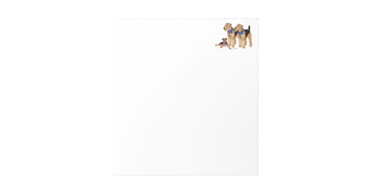 Patriotic Flag Trio Notepad | Zazzle