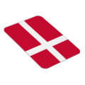 Patriotic flexible magnet with flag of Denmark | Zazzle