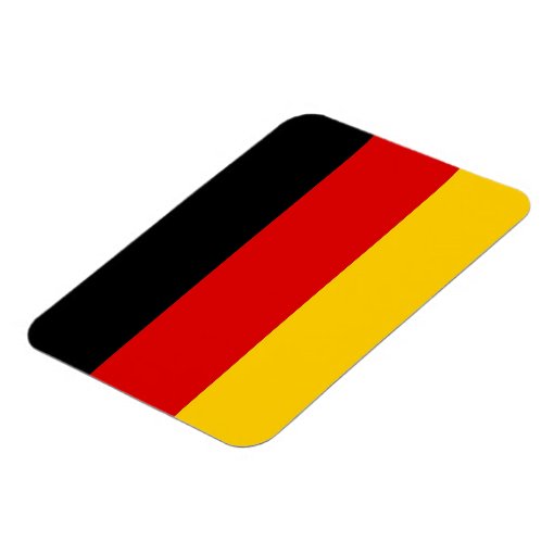 Patriotic flexible magnet with flag of Germany | Zazzle