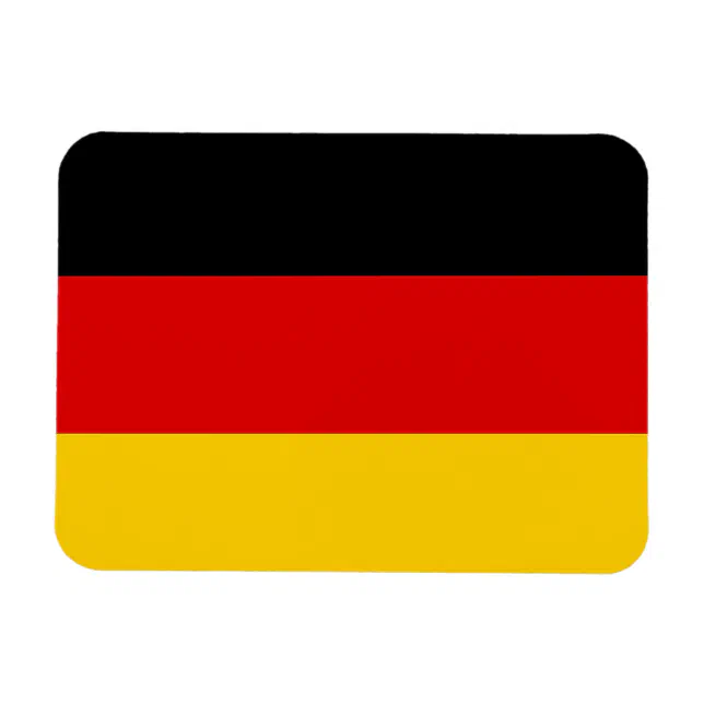 Patriotic flexible magnet with flag of Germany | Zazzle