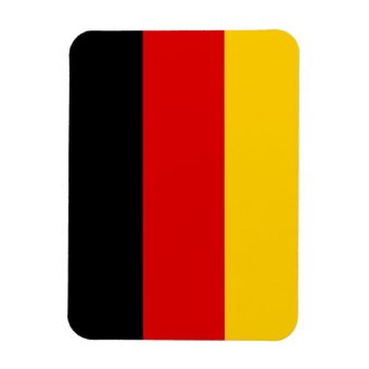 Patriotic flexible magnet with flag of Germany | Zazzle