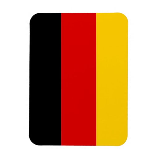 Patriotic flexible magnet with flag of Germany | Zazzle