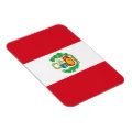 Patriotic flexible magnet with flag of Peru | Zazzle