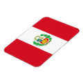Patriotic flexible magnet with flag of Peru | Zazzle