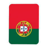 Patriotic flexible magnet with flag of Portugal | Zazzle