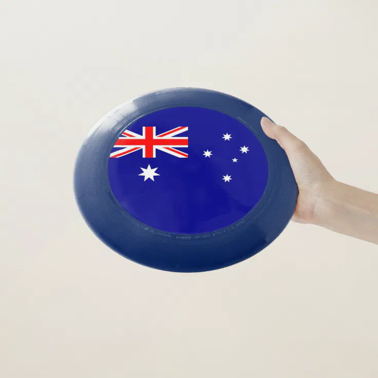 Patriotic Frisbee with Flag of Australia | Zazzle