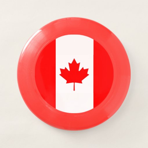 Patriotic Frisbee with Flag of Canada | Zazzle