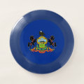 Patriotic Frisbee with Flag of Pennsylvania State | Zazzle