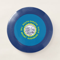 Patriotic Frisbee with Flag of South Dakota | Zazzle