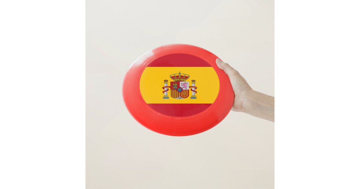 Patriotic Frisbee with Flag of Spain | Zazzle