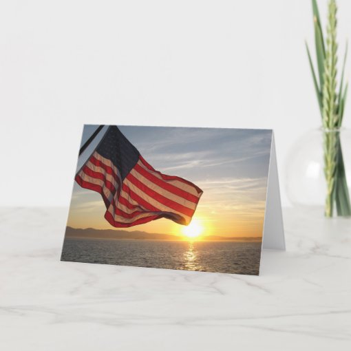 Patriotic Greetings Card | Zazzle