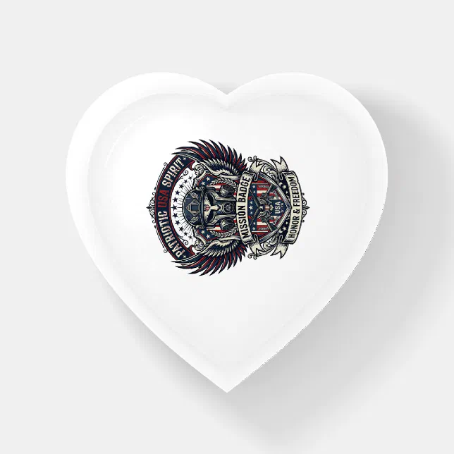 Patriotic Guardian Mask Freedom Military Inspired Paperweight | Zazzle