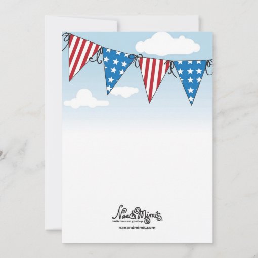 Patriotic Holiday Themed Party Invitations | Zazzle