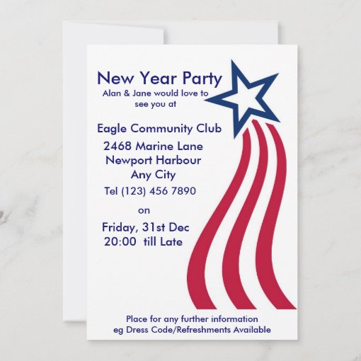 Patriotic Invitation | Zazzle