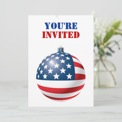 Patriotic Invitation | Zazzle